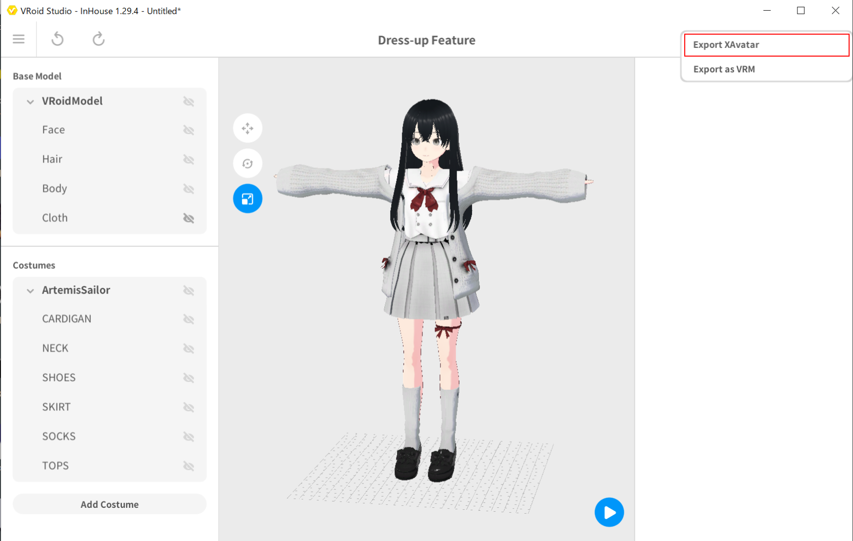 Using a model in VRChat – VRoid FAQ