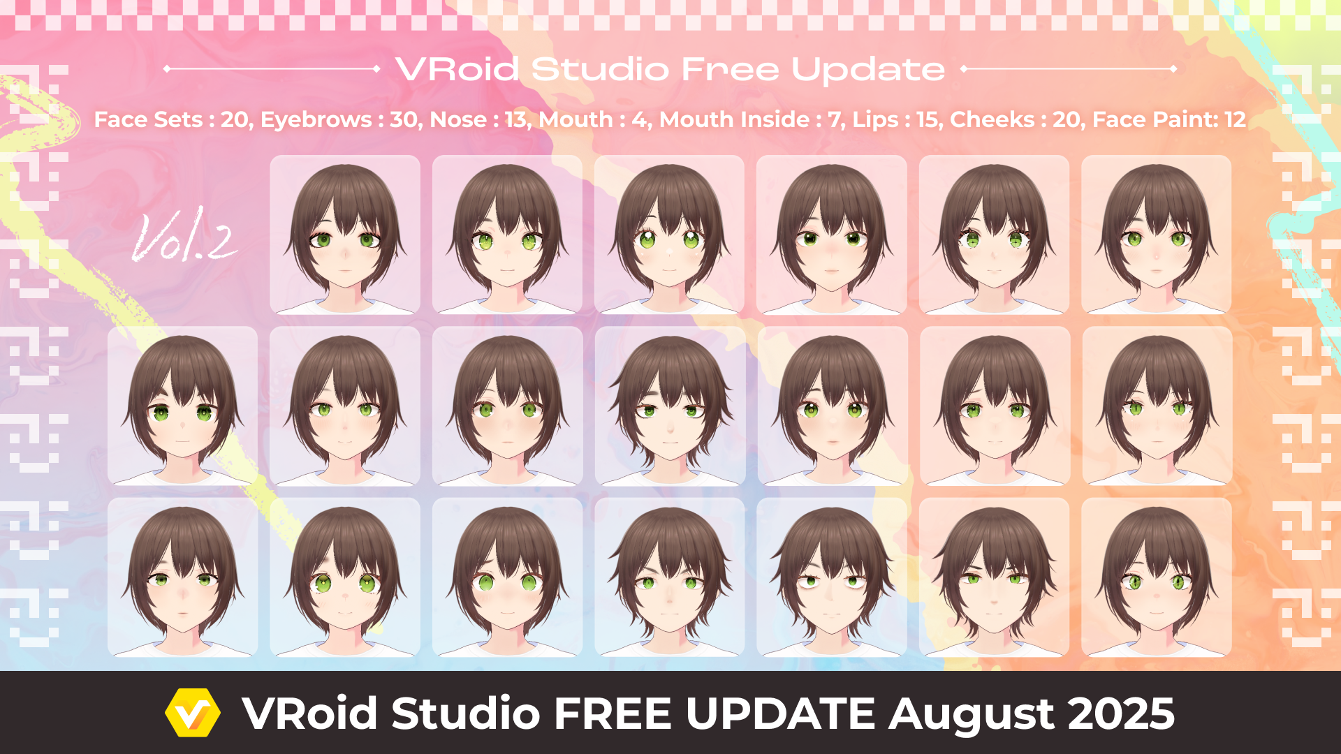 [v2.3.1] Added new presets (Aug. 28th, 2025) – VRoid FAQ